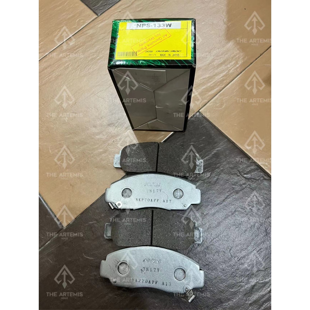 HONDA BRV/CIVIC FB FRONT BRAKE PAD (ALAS BREK DEPAN)(WITH SPRING HOLE ...