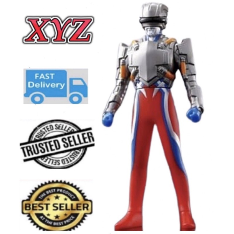 Ultraman Zero Tector Gear Sofubi Toy Figure Original Bandai (100% Ready ...