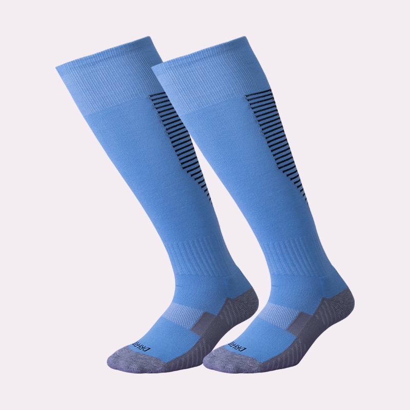 Stokin bola sepak stokin separuh panjang lelaki di atas lutut stokin ...