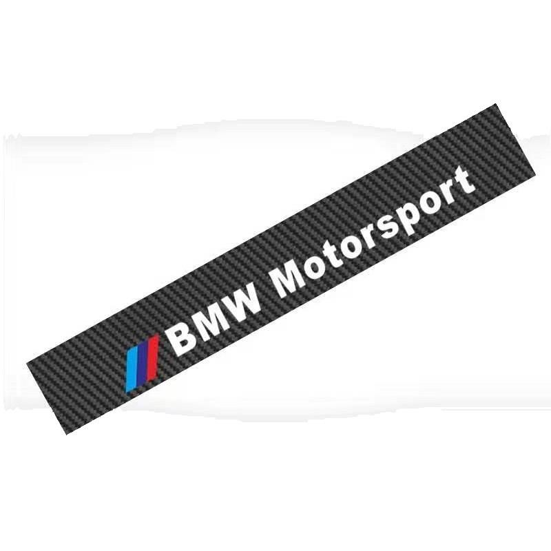 Carbon Background Front Windscreen Car Window Sticker - BMW MOTORSPORT ...