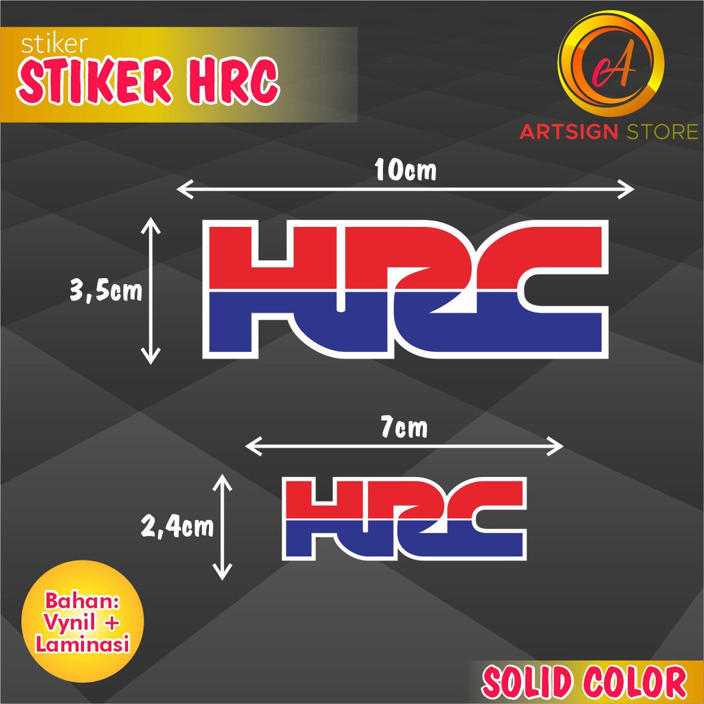 Hrc Sticker/HRC Sticket/HRC Sticker Printing/HRC Sticker Cutting/Honda ...