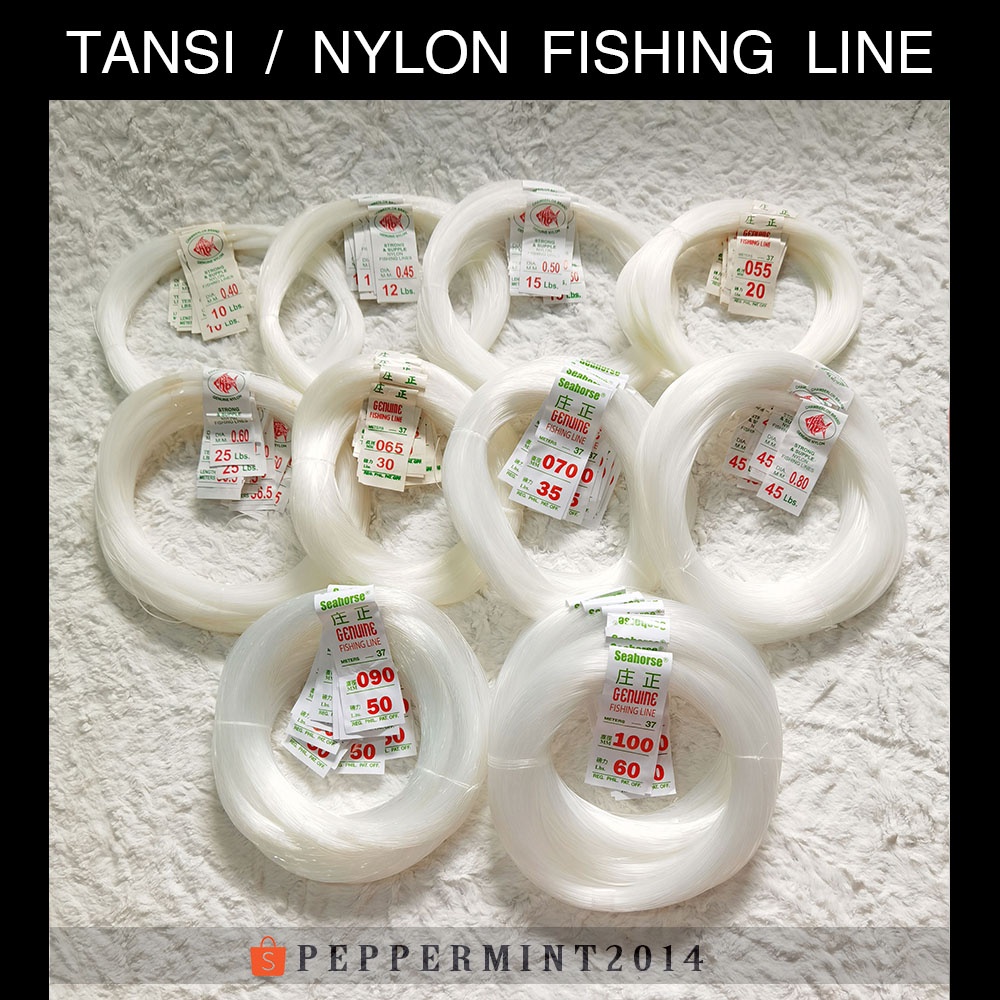 Tansi Fishing line Nylon String Grass Cutter Seahorse Chamberlon Strong ...