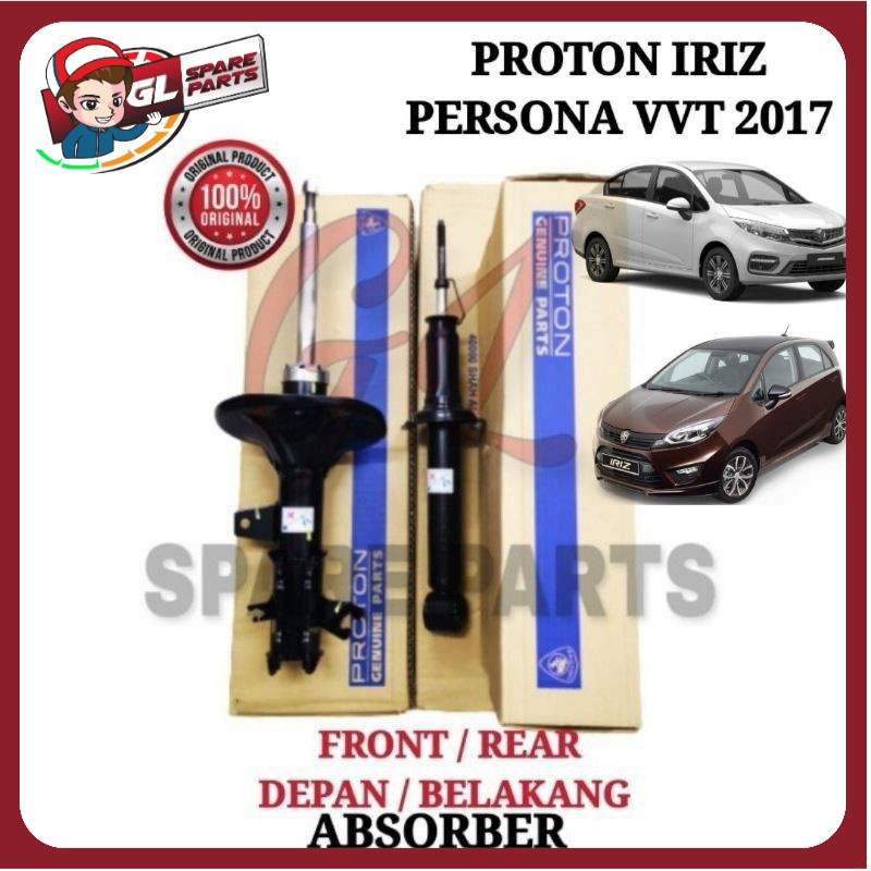 ABSORBER (100% ORIGINAL) PROTON IRIZ / PERSONA VVT NEW 2017-2022 (FRONT ...