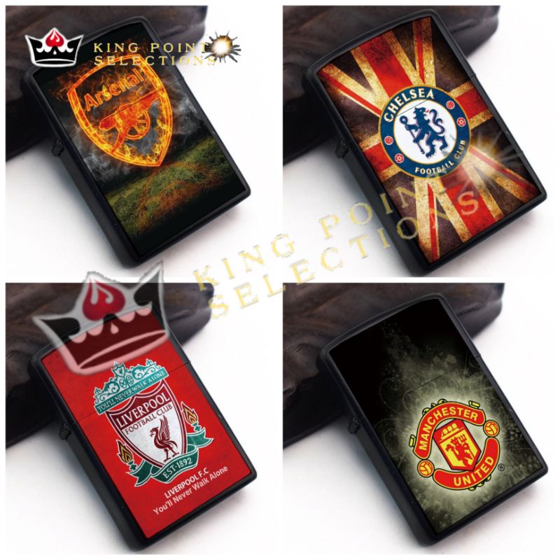 Premier Leage Football Club Logo MU Liverpool Chelsea Arsenal Retro ...