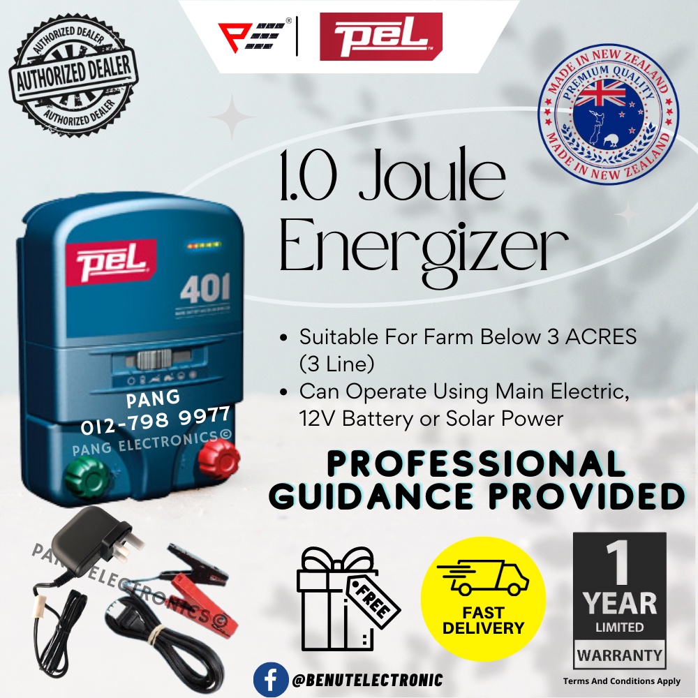 PEL 401 402 403 406 406i 412i 418i Electric Fence Energizer Pagar ...