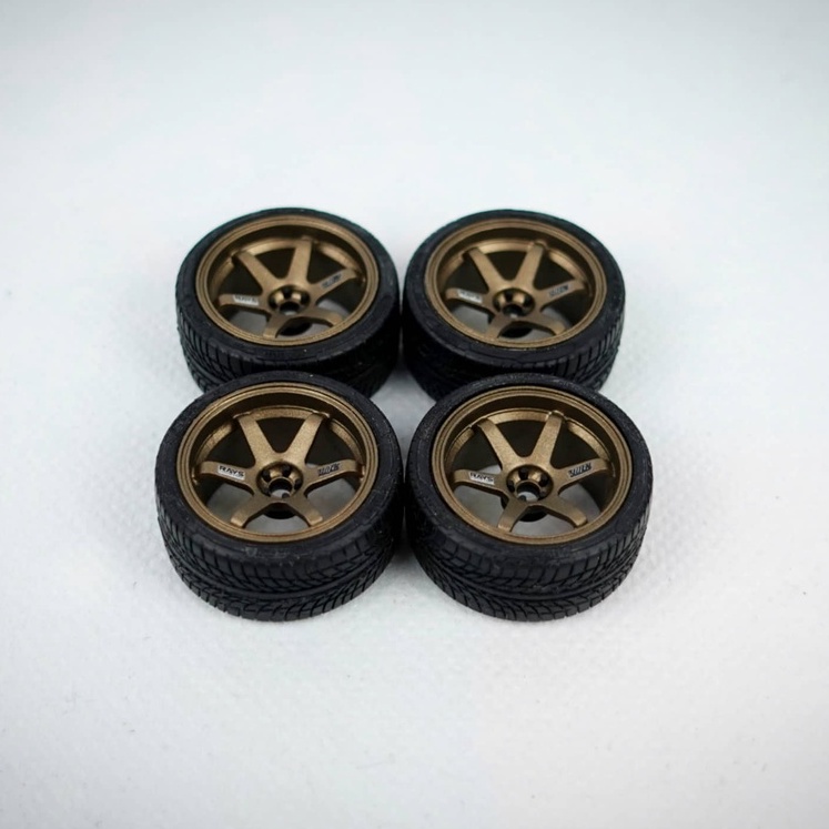 1/24 TE37 Rim Wheel For Tamiya, Aoshima, Fujimi Model Car kit | Shopee ...