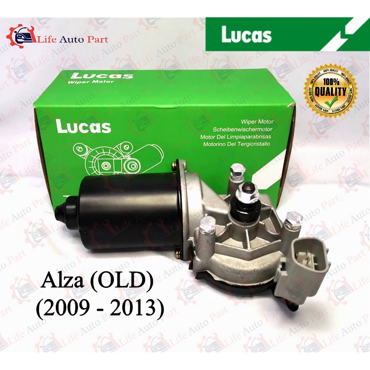 Perodua Alza Axia Vios NCP93 E SPEC 5 Pin Front Wiper Motor Lucas ...