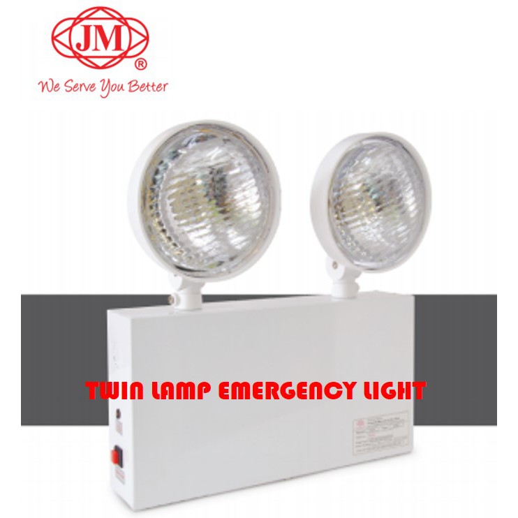 JUMBOHAN TWIN LAMP EMERGENCY LIGHT (TRE66LED) WITH SIRIM | Shopee Malaysia
