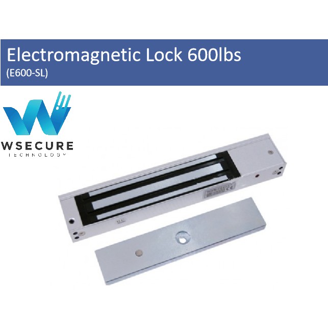 Electromagnetic Lock [600lbs series] Surface mount w/ Single Colour LED ...