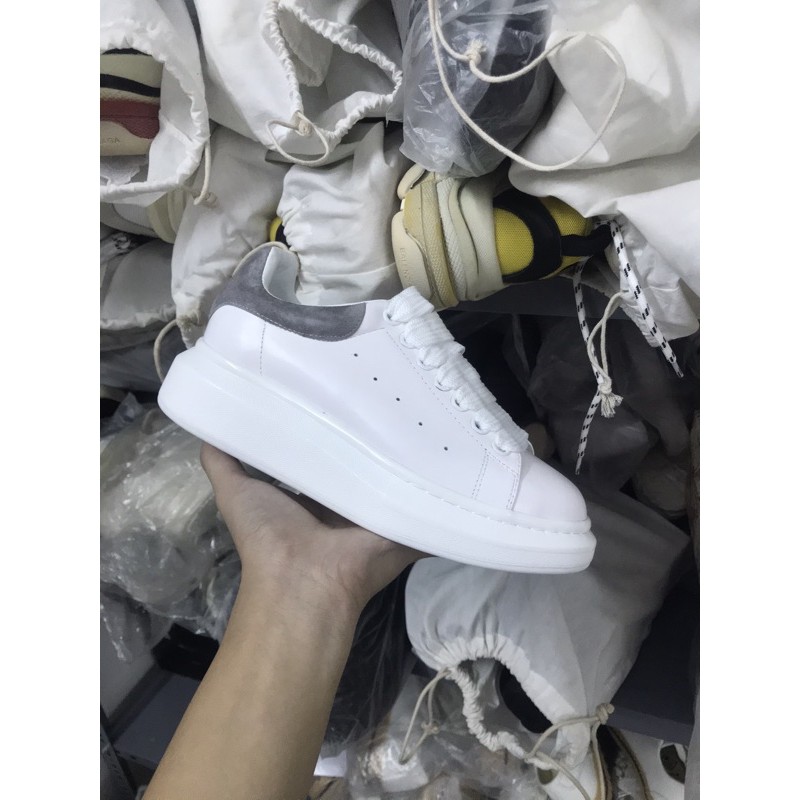 Mc QUEEN GRAY HEEL shoes Men/Women 1.1-full box | Shopee Malaysia