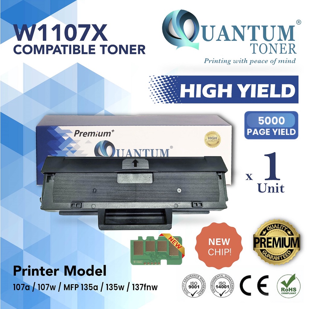 Compatible 107A W1107A 107X W1107X W1107XL Toner Cartridge for HP 107A ...