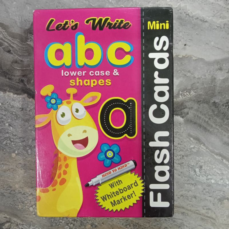 LETS WRITE ABC (FLASH CARDS) | Shopee Malaysia