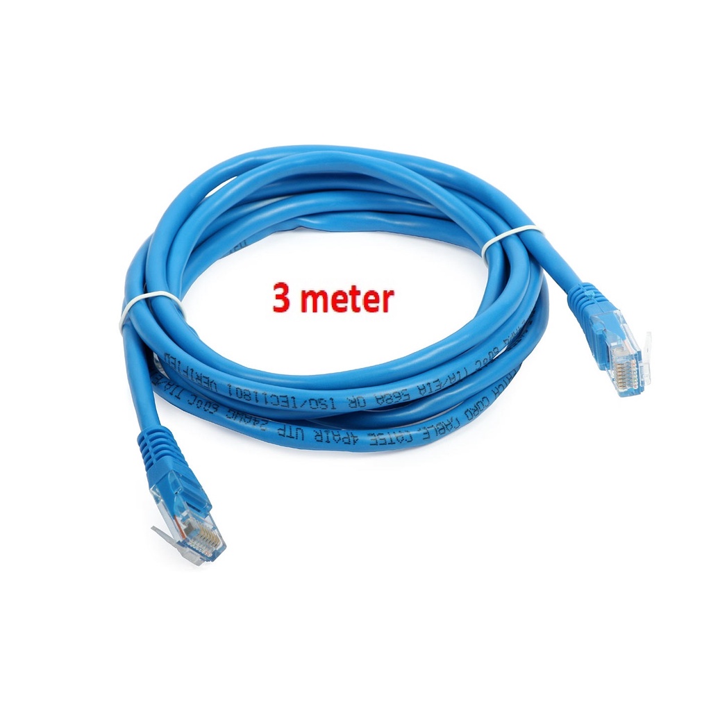 2M/3M/5M/10M/15M/20M/30M CAT6 RJ45 LAN Network Cable CAT 6 Gigabit Ethernet Cable | Shopee Malaysia