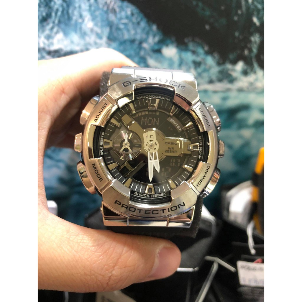 Authentic Casio G-Shock Metal GM-110 series GM-110-1A & GM110G-1A9 ...