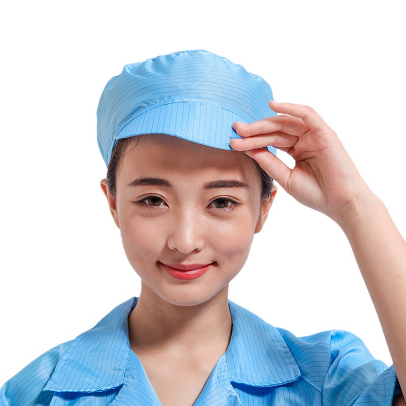 ESD Cap Anti-Static Safety Cleanroom Hats Dustproof Clean Room ...