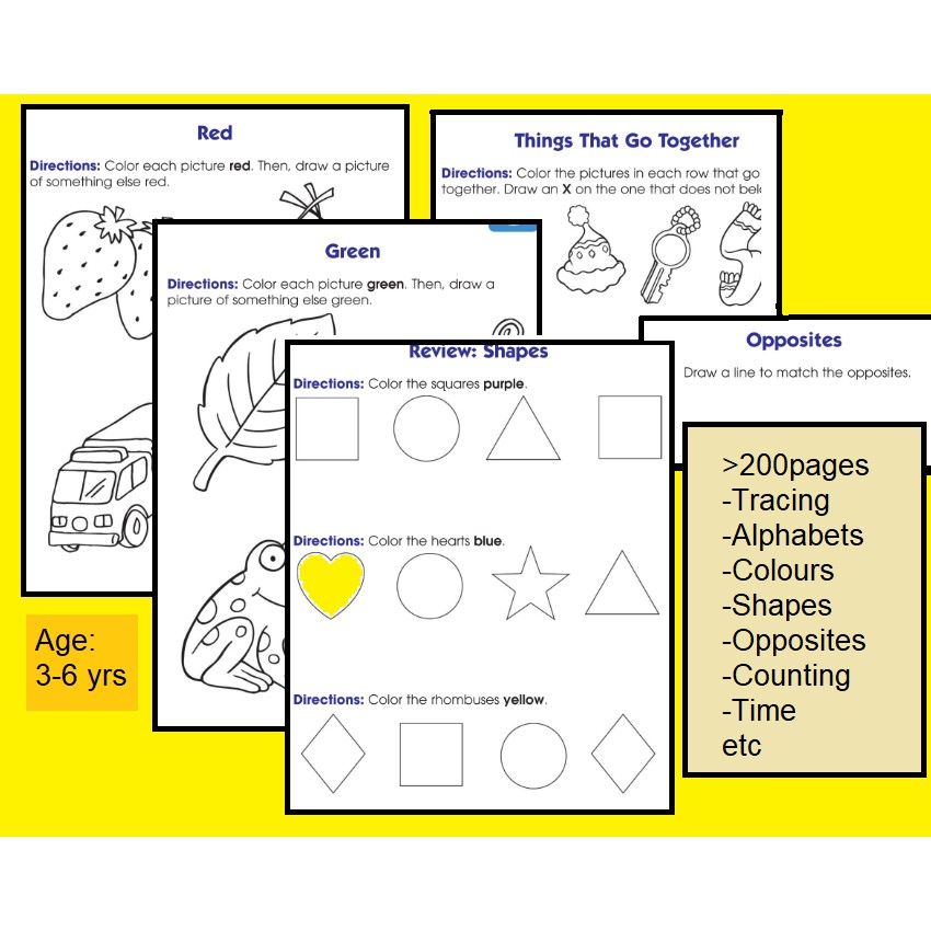 COMBO Printable Alphabet ABC & Number Practice [PDF] trace, count ...