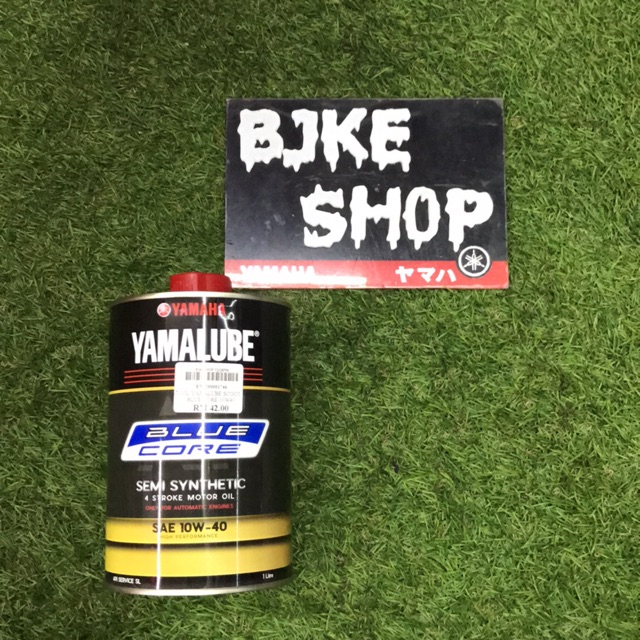 4T Oil Yamalube Blue Core Semi Synthetic Sae 10W-40 4T Motor Motorcycle ...