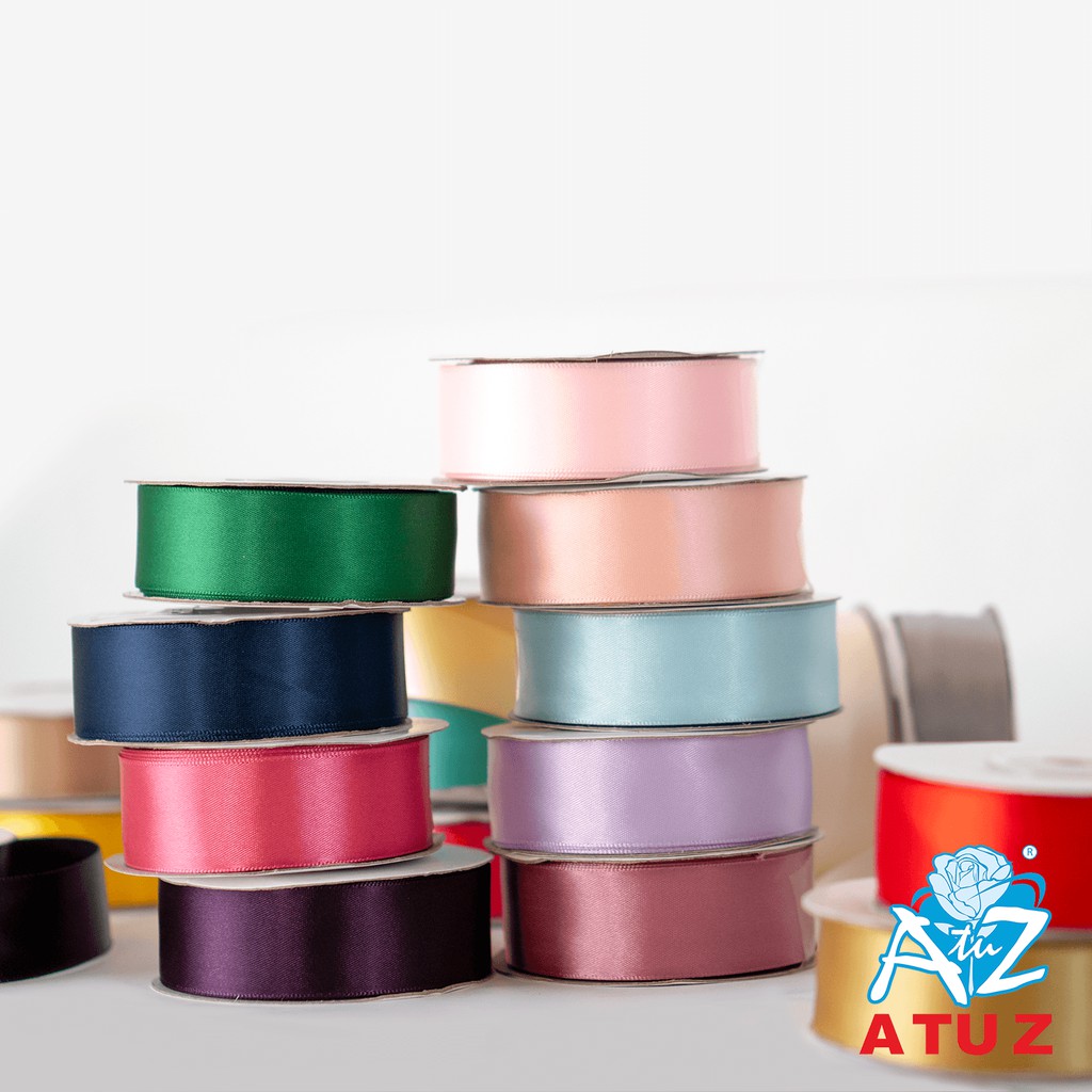 AtuZ 18 meter 1"(25MM) Ribbon Satin Gred AA Export Quality Royal Satin ...