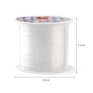 100M Plastic Crystal DIY Beading Fishing Line No Elastic Cord Rope For ...