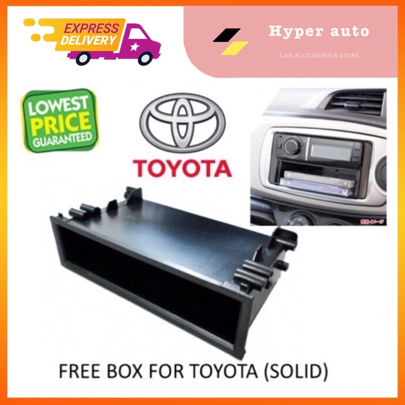 Toyota Single Din Drawer Free Storage Box | For Toyota Car Radio ...