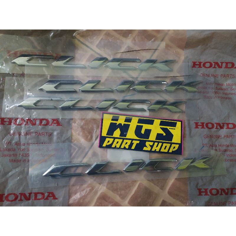 New Thailand Original Honda CLICK Emblem | Shopee Malaysia