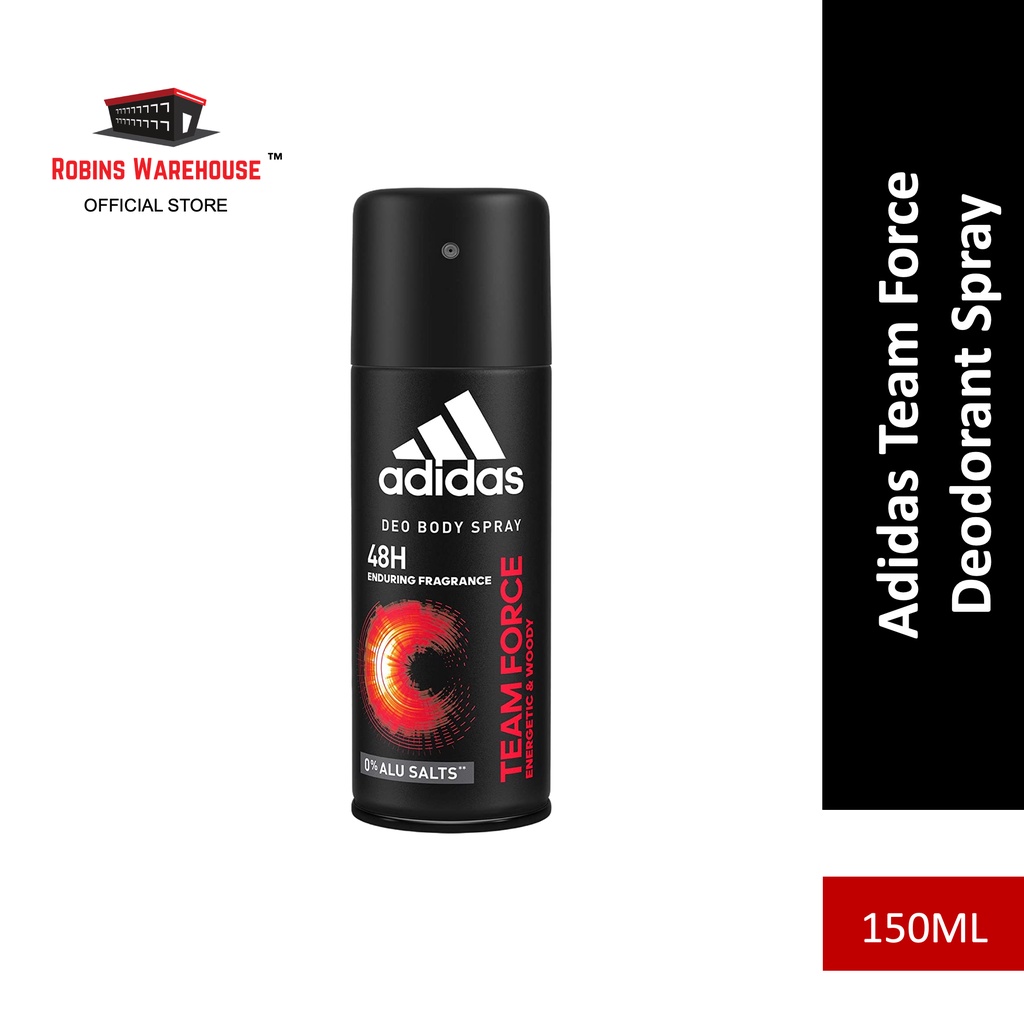 Adidas Team Force Deodorant Body Spray (150ml) For Men | Shopee Malaysia