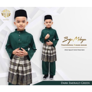 BAJU MELAYU TRADISIONAL DARK EMERALD GREEN (BERPESAK) | Shopee Malaysia