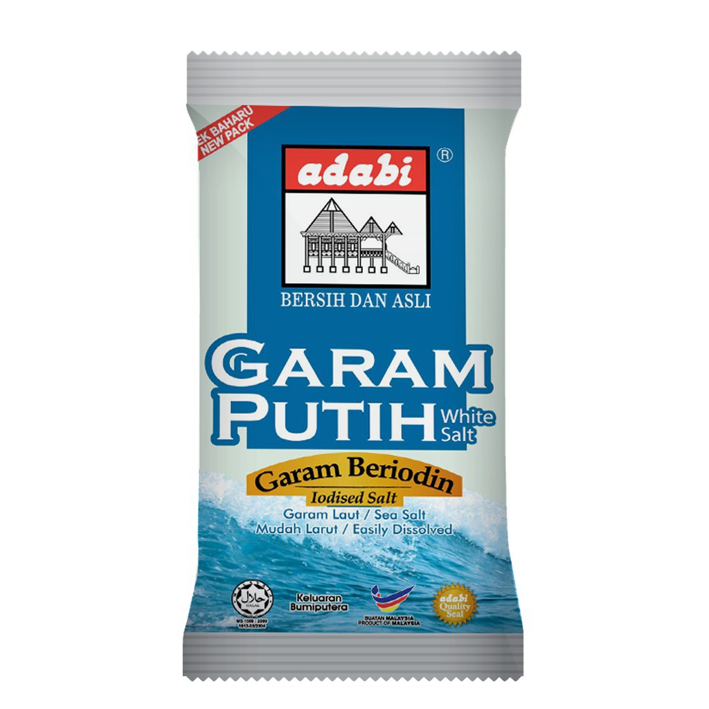 Adabi Garam Halus (3 pkt) | Shopee Malaysia