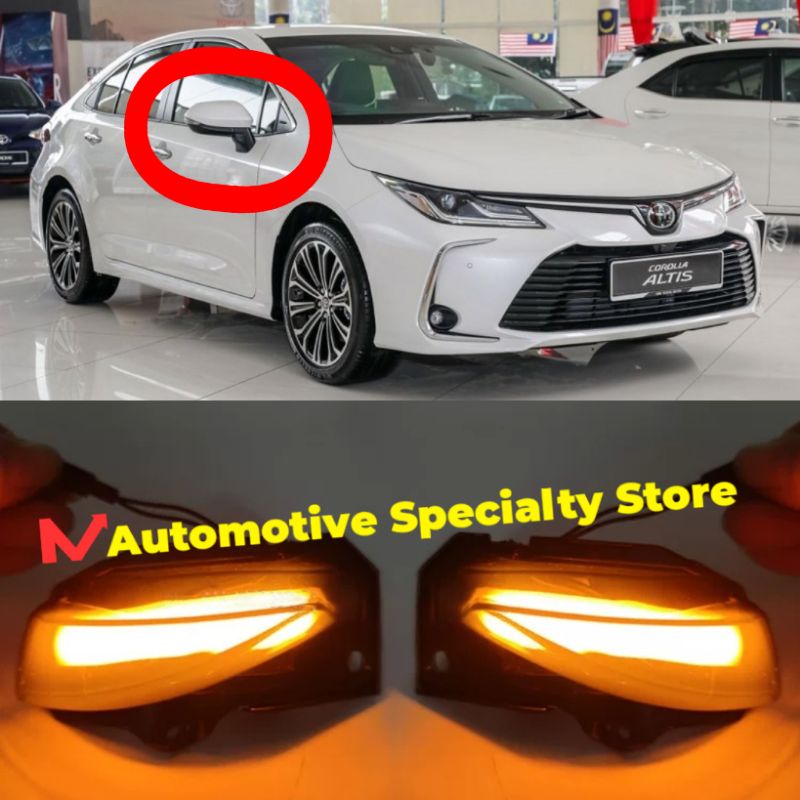 Toyota Altis 2019-2021 Side Mirror Led Signal Corolla 19 20 RUNNING ...