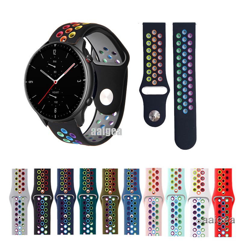 Silicone Strap Band for Huami Amazfit GTR4 GTR3 GTR2 GTR mini 42mm 47mm ...