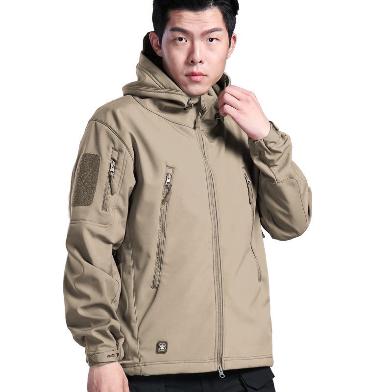 COD Men's Windproof Hooded Assault Jacket Waterproof Jacket Soft Fabric ...