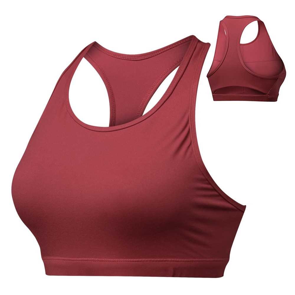 Women Fitness Bra Sports Sportive Vest Bra Sportswear (Red) | Shopee ...