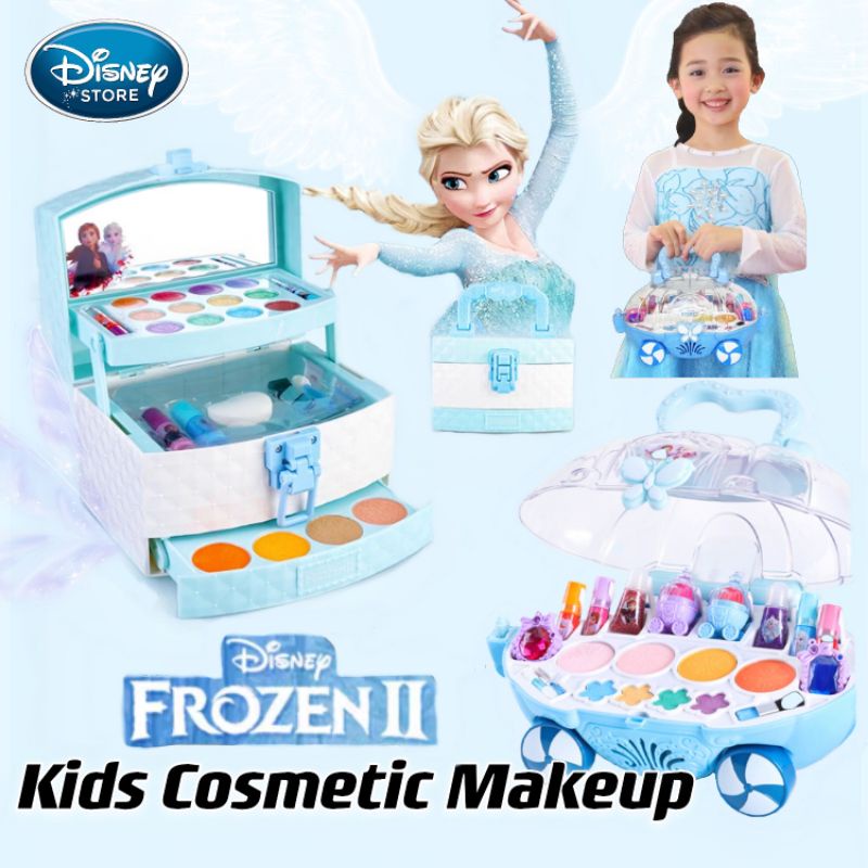 💥RESTOCK🇲🇾GENUINE ORIGINAL FROZEN 3 LAYER KID MAKEUP GIRL TOY BIRTHDAY ...