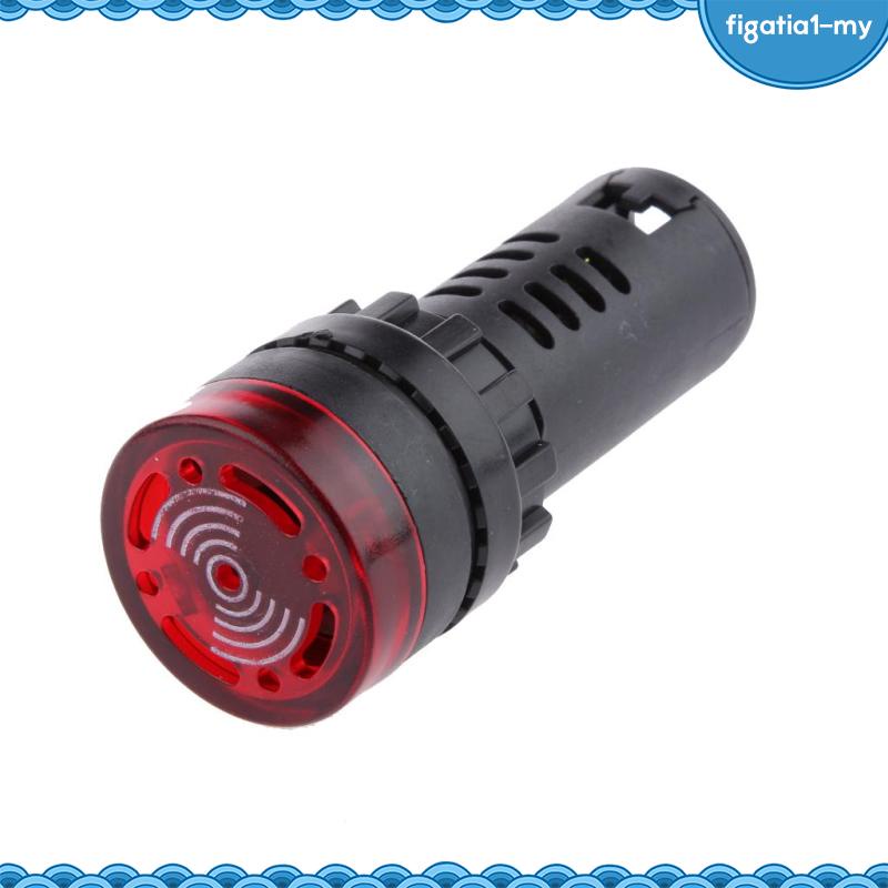 [ DC 24V 22mm Red LED Flash Indicator Light with Buzzer | Shopee Malaysia