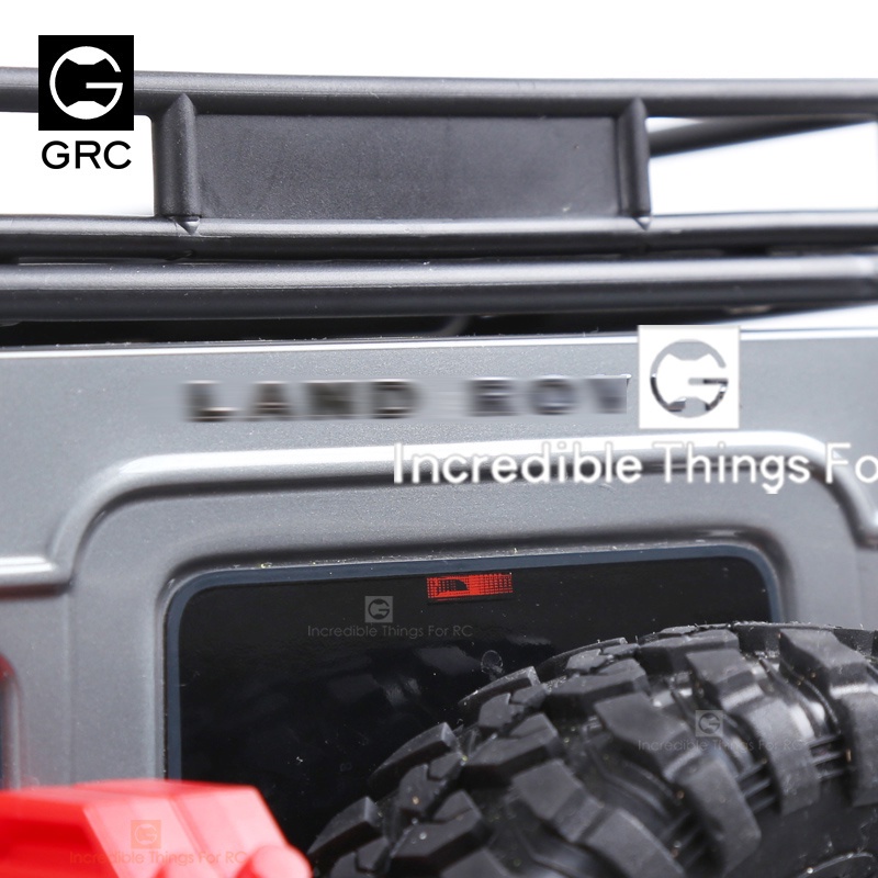 Land Rover Defender Metal Logo for 1/10 1/8 TRX4 RC4WD D90 Crawler Car ...