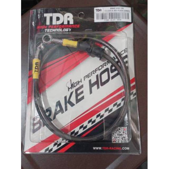 Tdr black carbon front brake hose 35 inch 90cm | Shopee Malaysia