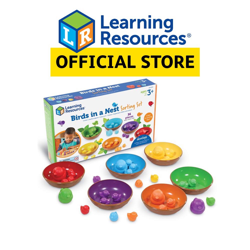 Learning Resources Birds in a Nest Sorting Set- Age 3-7, Fine Motor ...