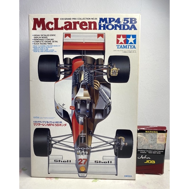 Tamiya 1/20 McLaren MP4/5B Honda (20026)(collection item) | Shopee Malaysia