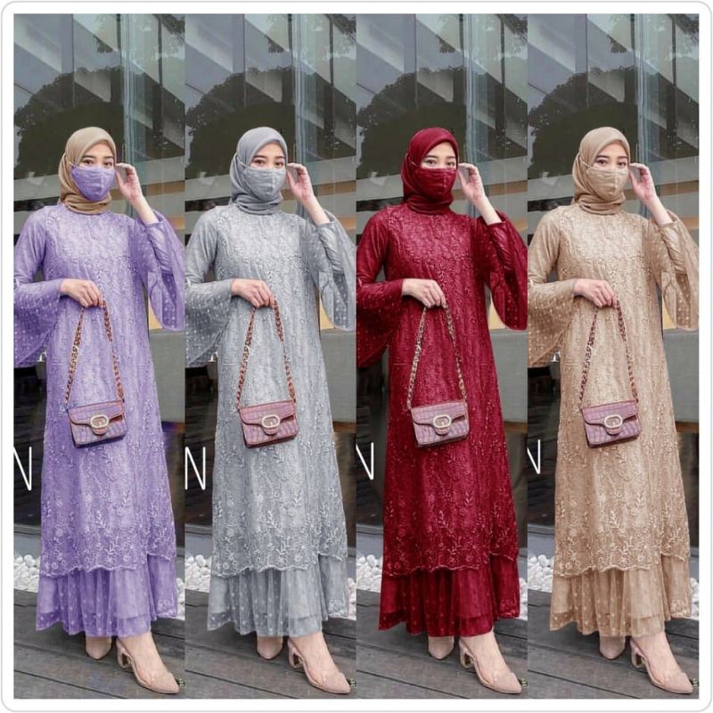 GO MAXI ANGEL/ANGEL BRUKAT TULLE DRESS/MUSLIM DRESS/MAXI DRESS/MAXI ...