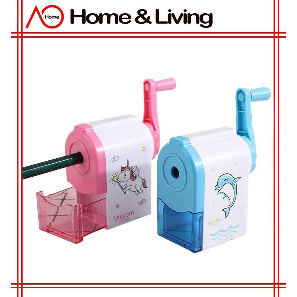 AO HOME Ximi-0142 Kids Safe Use Rotary Graphite Pencil Sharpener φ8mm ...