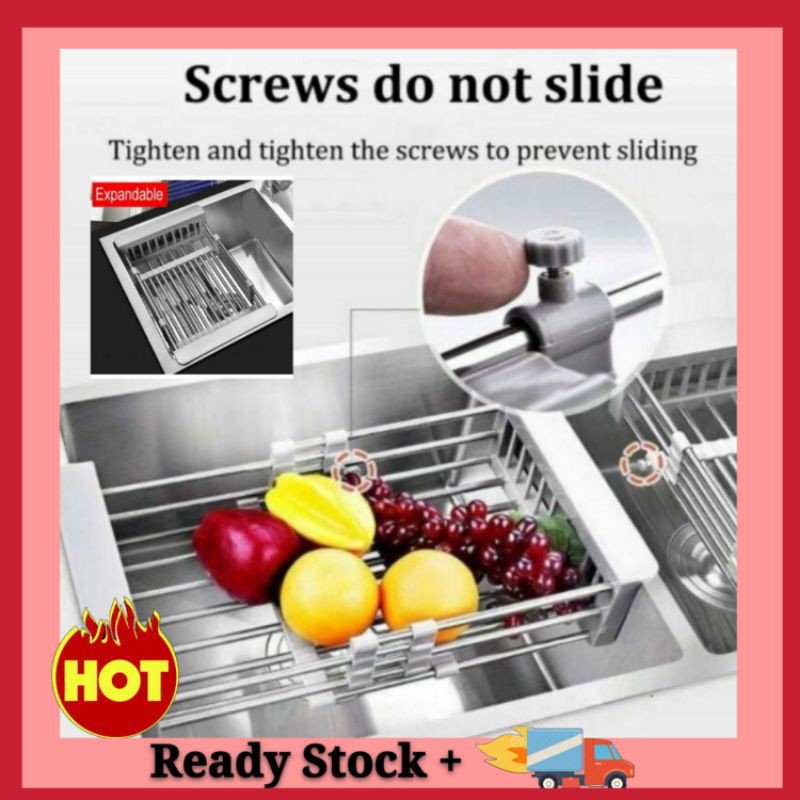 💥Clear Stock!!!Cepat2💥Multi Function💥💥💥Adjustable Penyejat sink / Rack ...