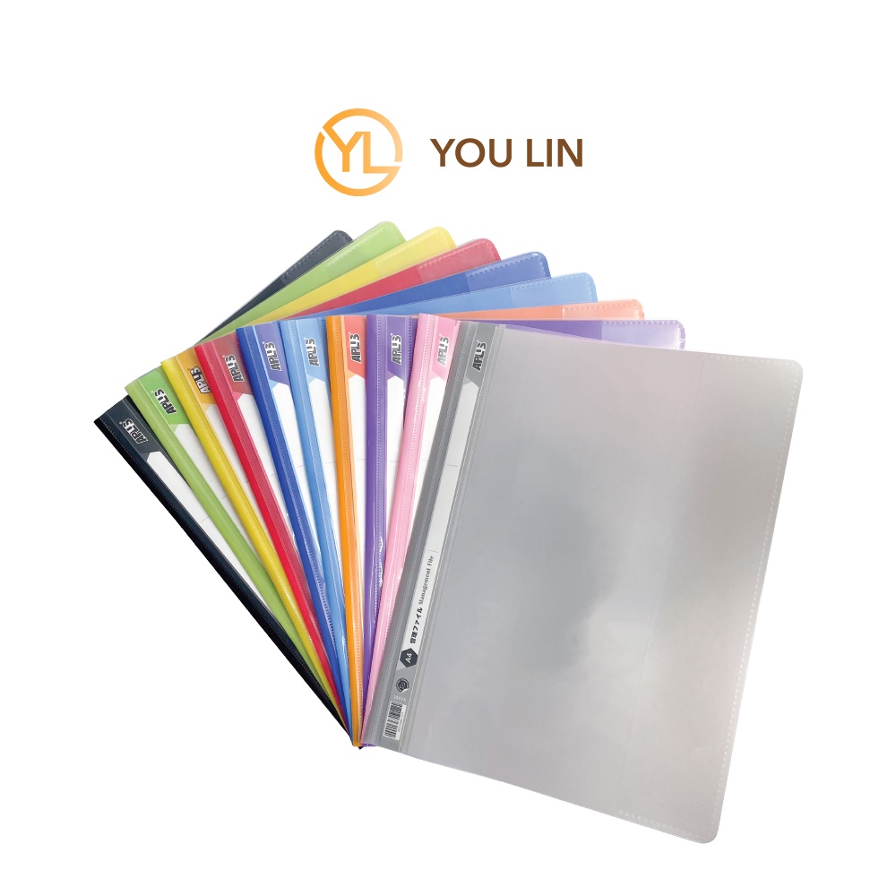 A4 MANAGEMENT FILE / A4 Clear Paper File Folder (Stationery School ...