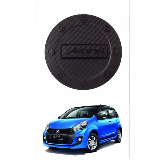 Perodua myvi carbon fuel tank cover | Shopee Malaysia