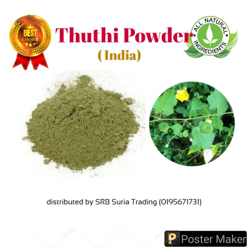 Thuthi Powder ( India) 50g | Shopee Malaysia