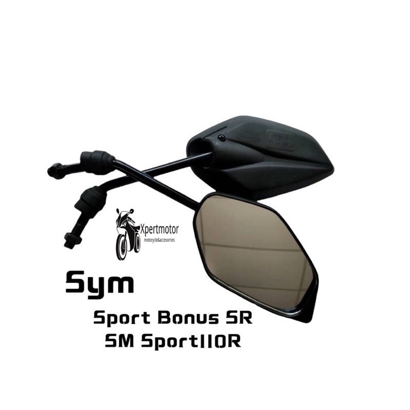 Sym Sport Bonus SR Sm Sport110R E110 Side Mirror Standard Original saiz ...