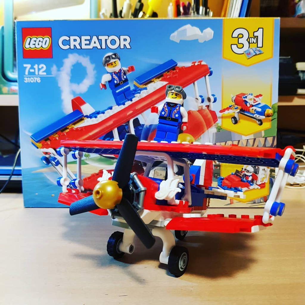 Lego CREATOR-Daredevil Stunt Plane Model 31076 Amount 200 Pieces (Used ...