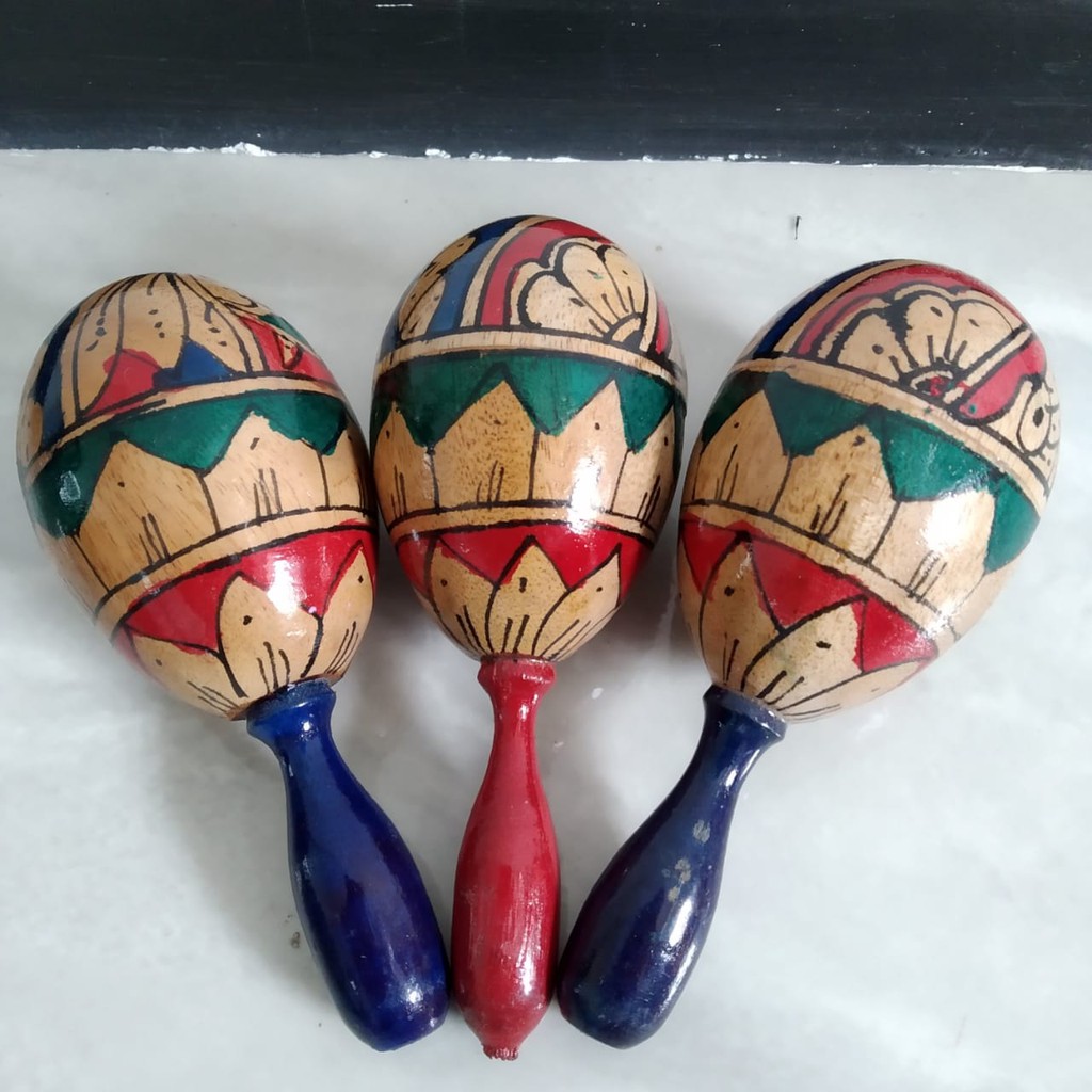 Marakas Musical Instrument "Short painting", Shacker Maracas | Shopee ...