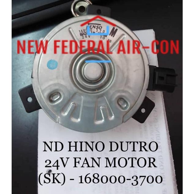 @(ORIGINAL) DENSO HINO DUTRO LORRY XZU421 24V RADIATOR FAN MOTOR ...