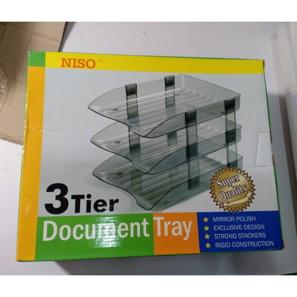 Niso Rak Dulang Dokumen 3 Tingkat/ 3 Tier Document Tray (MODEL NO 8230 ...