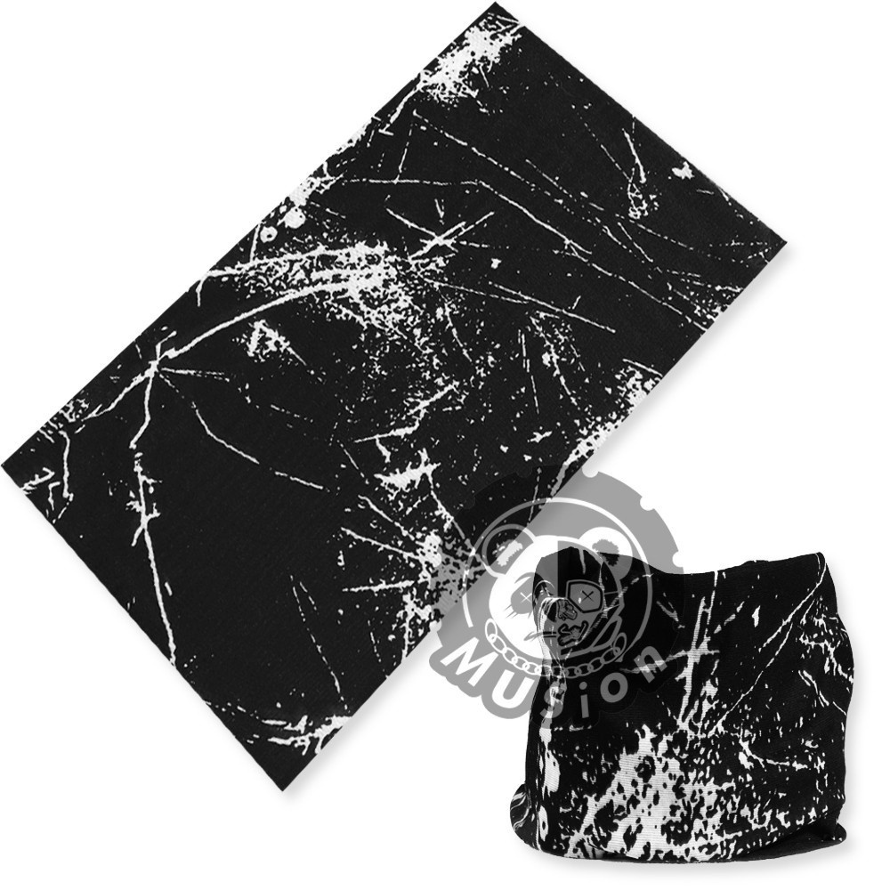 Musion Classic Black Face Mask SPF 30 Head Scarf Penutup Muka Rider ...